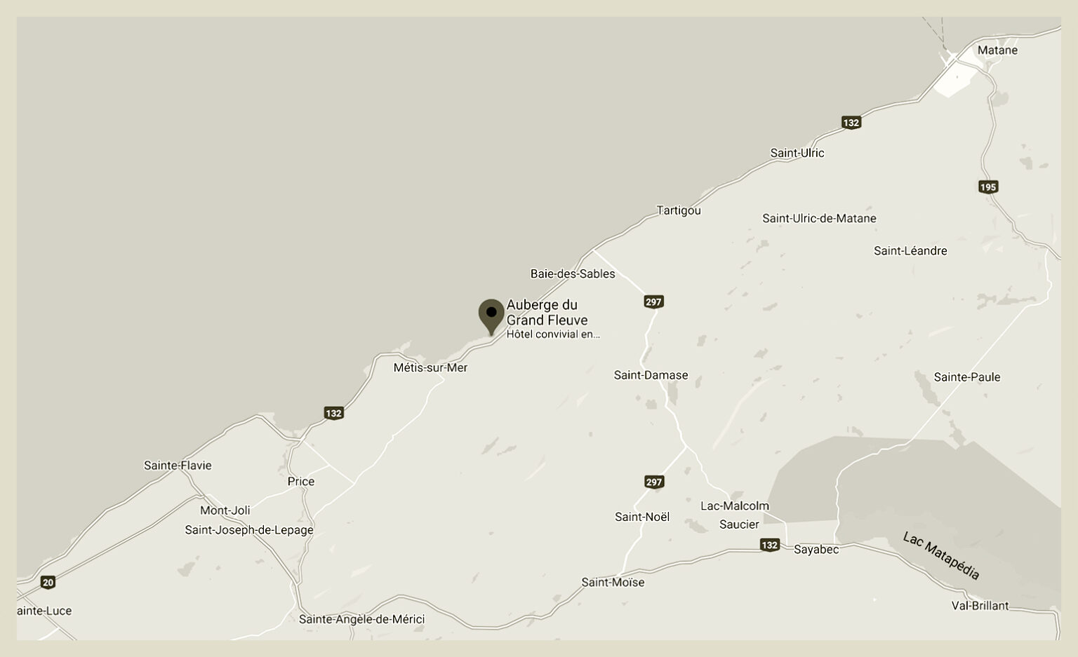 L'Auberge du Grand Fleuve - Bouquin-couette à Métis-sur-Mer